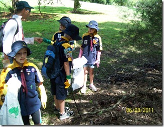 Beenleigh Cub Scout Howl: Clean Up Australia Day